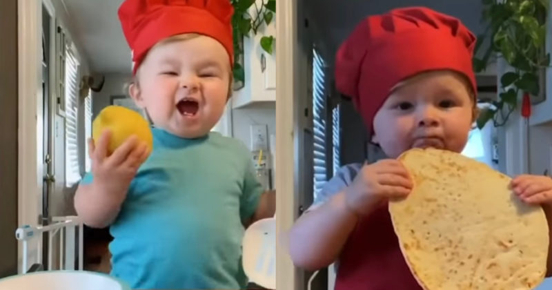 Even though he is only one year old, this young child is already a ...