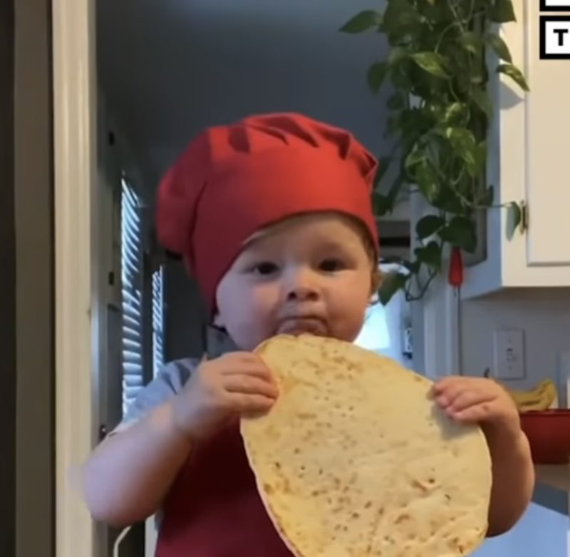 Even though he is only one year old, this young child is already a ...