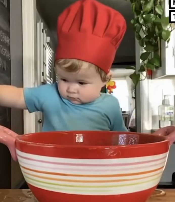 Even though he is only one year old, this young child is already a ...